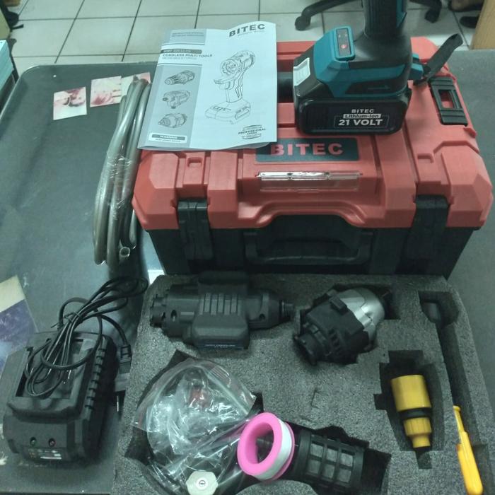 Jual Cordless Brushless Bor,impact wrench,jetcleaner BITEC-BMT 321 Li ...