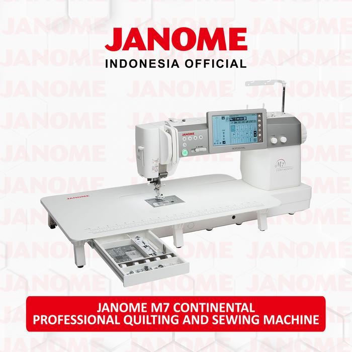 Promo Mesin Janome M7 Continental Professional Quilting and Sewing Machine Cicil 0% 3x - Jakarta ...