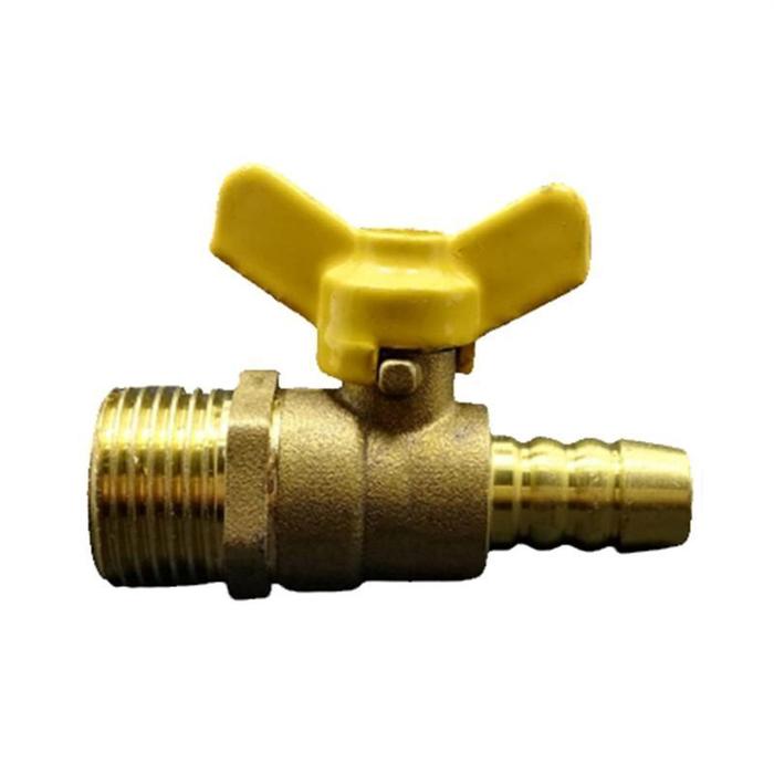 Jual Kran Gas Kuningan 1/2 Inch Stop Kran Gas Drat Dalam Drat Luar ...