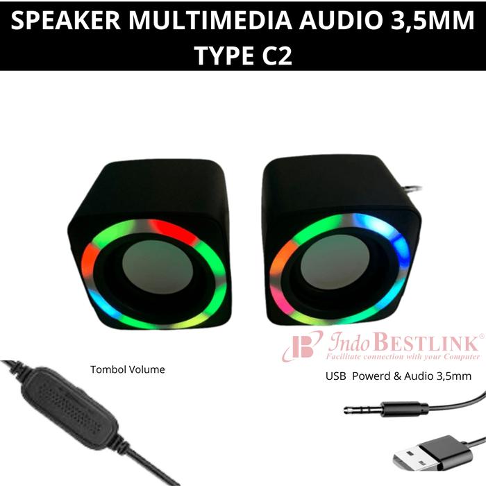 Jual Speaker Komputer Laptop PC Bass Super USB Multimedia C-2 - Jakarta ...