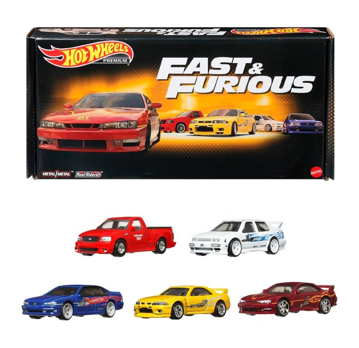Promo Hot wheels premium car culture Fast Furious 5 pack SET exclusive ...