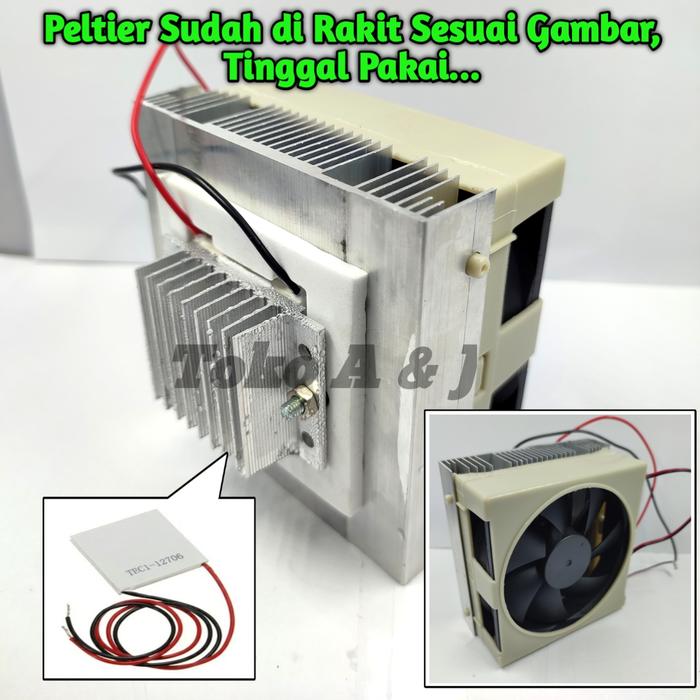 Jual Peltier set untuk cooler aquarium, kulkas mini, cooler box, dll ...