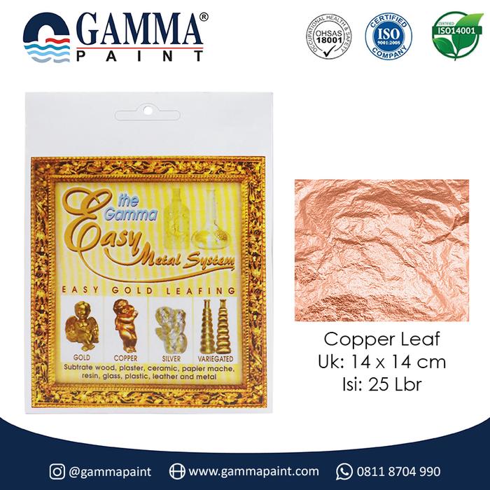 Jual Imitation COPPER LEAF - Copper Foil Gliding Sheet Kertas Sepuh ...