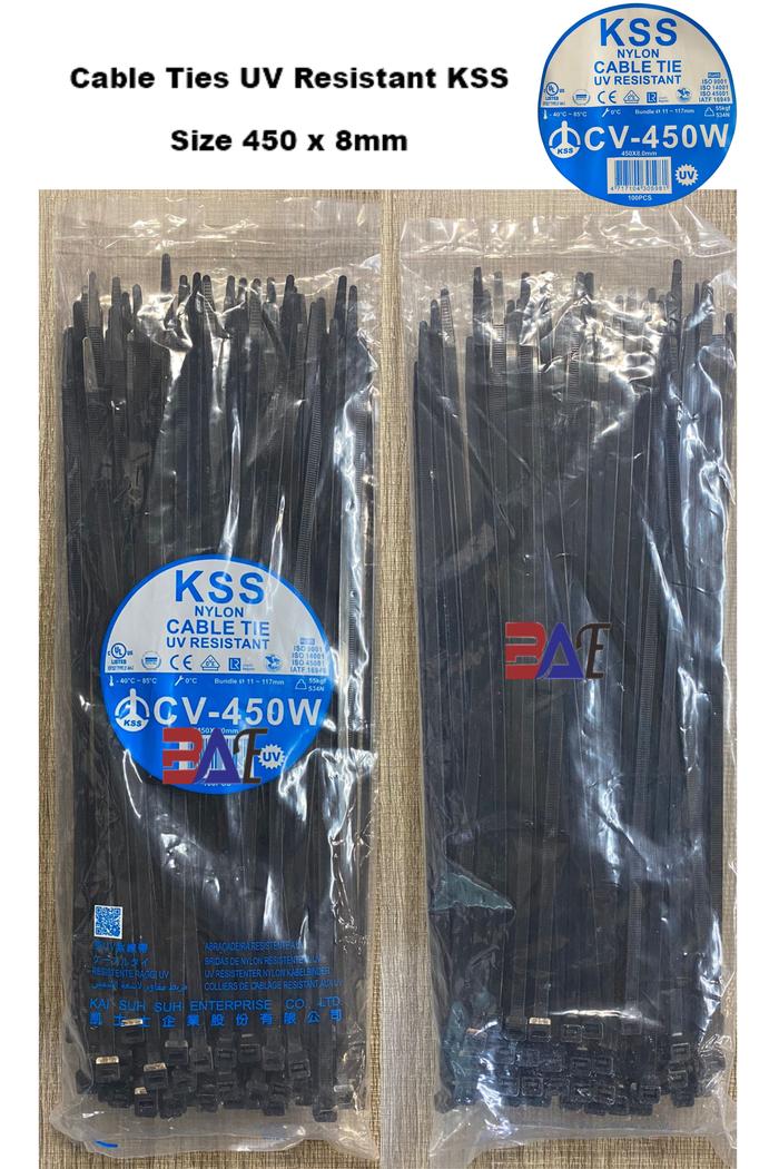 Jual KABEL TIES KSS UV RESISTANCE CV 450W TIE CABLE HITAM Size 450 x 8mm - Jakarta Pusat - Buana ...