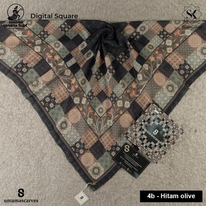Jual BOX FREE BROSS UMAMA SCARVES STANDAR Jilbab 110x110cm Segiempat ...