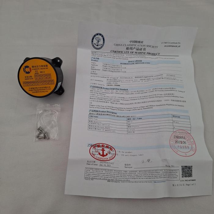 Jual Hydrostatic Release Unit For Epirb CHIYANG HRU-2 - Jakarta Barat ...