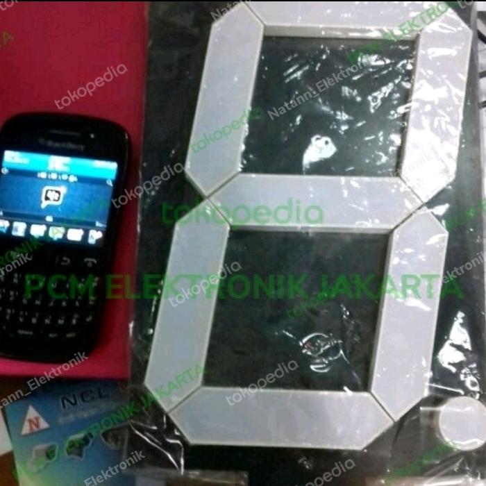 Jual sevensegment display besar seven 7 segment 8inch 8 inch merah red ...