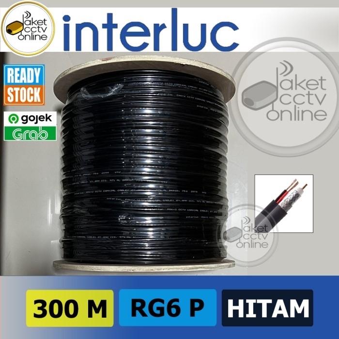 Jual KABEL CCTV INTERLUC RG6 POWER HITAM 300M OUTDOOR HITAM - Jakarta Barat - Paket CCTV Online ...
