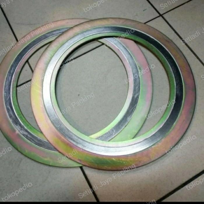 Jual SWG Ansi 600 Carbon Steel ( Spiral Wound Gasket #600 CS ) 24" inch ...