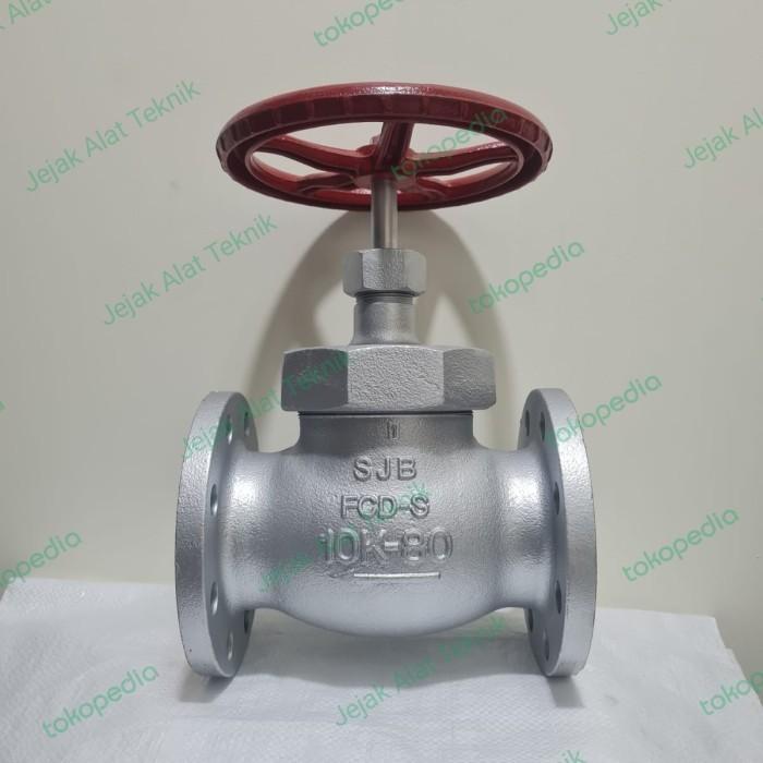 Jual globe valve 1" inch kitz DN25 jis 10k FCD-S Cast iron flange steam ...