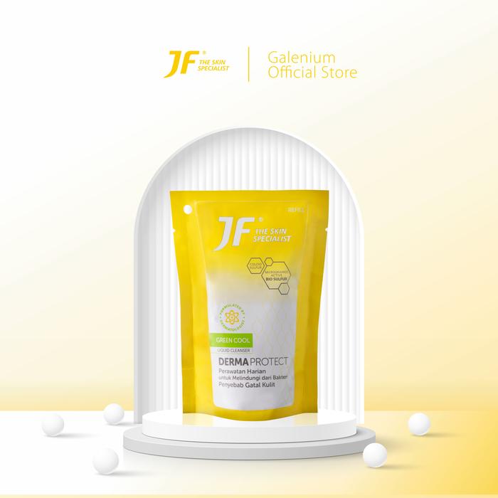 Jual JF Derma Protect Green Cool Liquid Cleanser Pouch - Jakarta ...