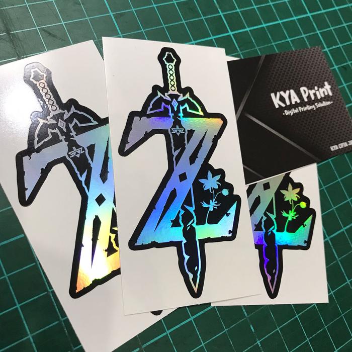 Jual Premium Sticker Holographic Zelda Sword - Kota Bekasi - VaporizM ...