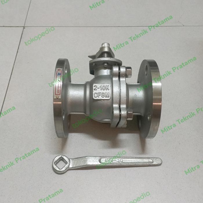 Jual Ball Valve Stainless 316 Flange JIS 10K 4" inch DN100 CF8M - Jakarta Barat - Mitra Teknik ...