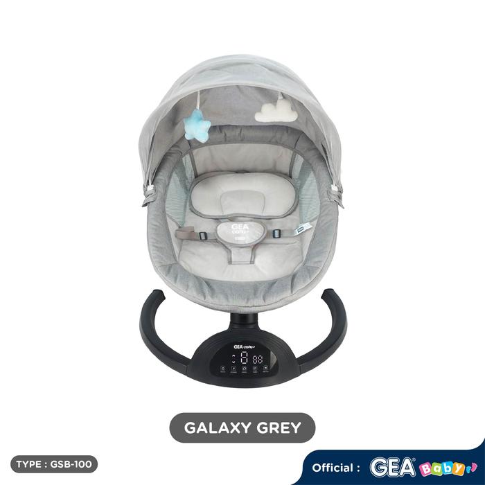 Jual Gea Baby Oryn Automatic Baby Swing Bed - Gsb100 - Ayunan Bayi - Galaxy Grey Di Seller Yama ...