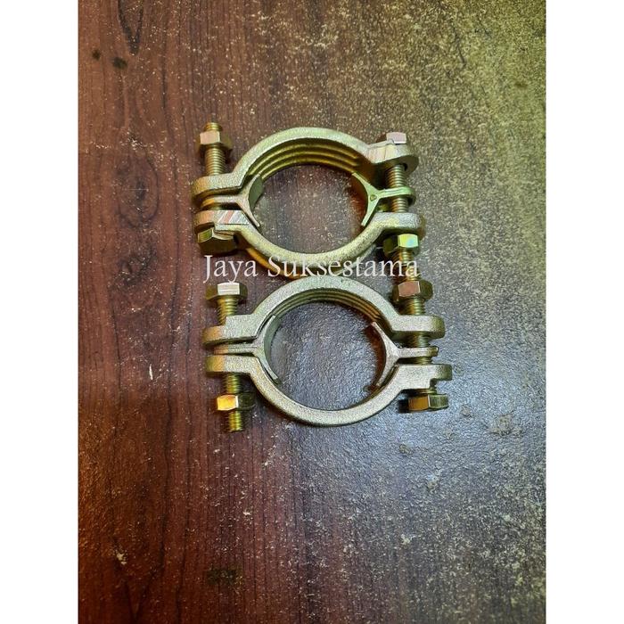 Jual Klem Pipa Double Bolt 3/4" inch / Clamp Besi SL34 - Jakarta Barat ...