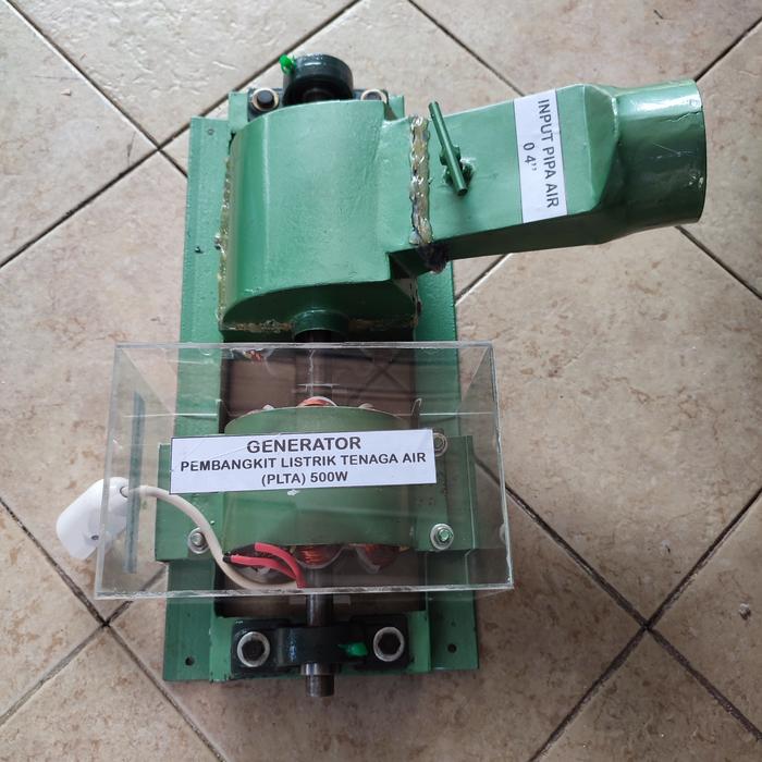 Jual Generator Pembangkit Listrik Tenaga Air PLTA 500W - Kota Bekasi ...