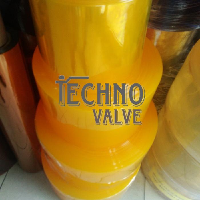 Jual TIRAI PVC STRIP CURTAIN PLASTIK KUNING NANAS LBR 20CM x TBL 2MM x ...