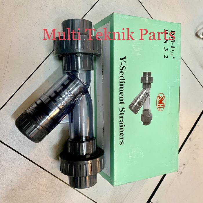 Jual Y strainer pvc Clear / Transparan / Y strainer pvc bening 1 inch ...