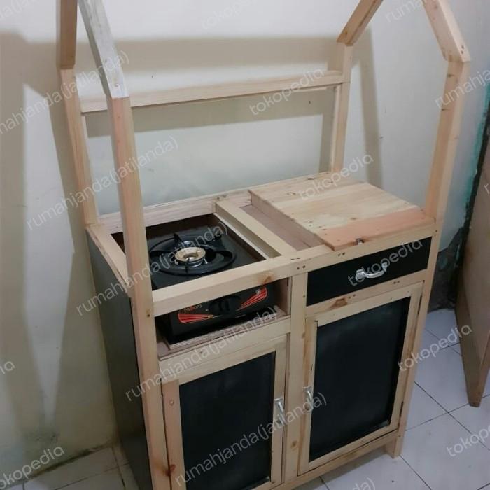 Jual booth stand gerobak roti bakar/sosis bakar/bakso bakar dll ...