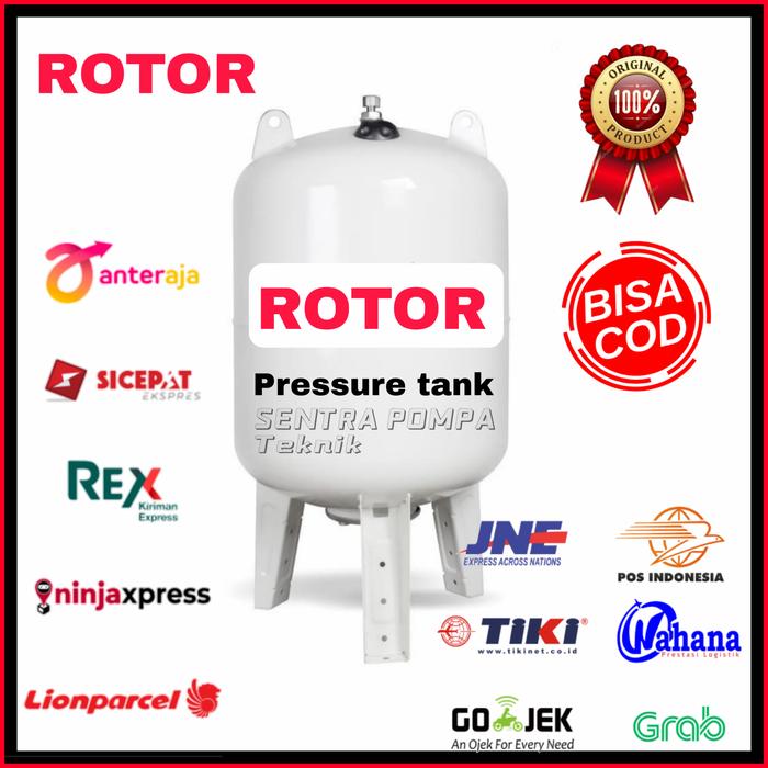 Jual Pressure tank 100 Liter 10 Bar ROTOR Tabung Pressure Pompa Air ...