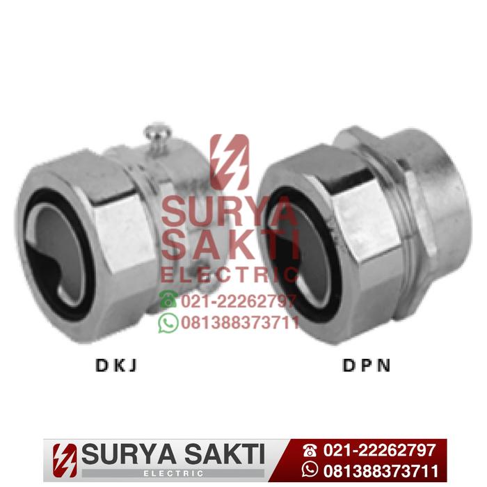 Jual CONNECTOR CONDUIT BESI 2" DKJ/DPN-51 Straight ( Flexible to Pipe ...