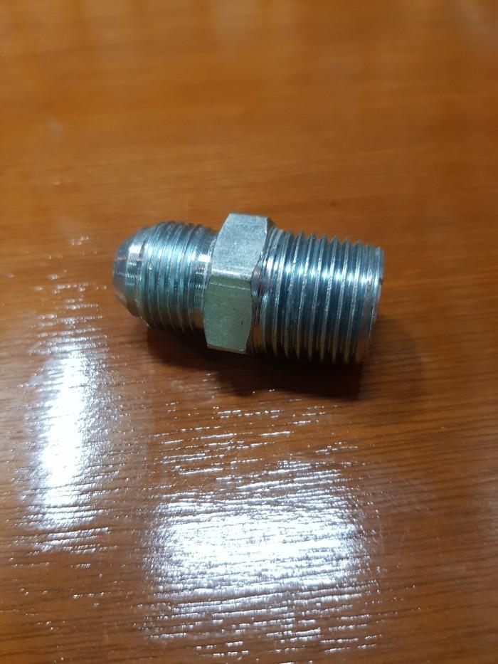 Jual Double Nepel Hydraulic (Double Neple) 1/8" NPT x 1/4" JIC (MB x MJ ...