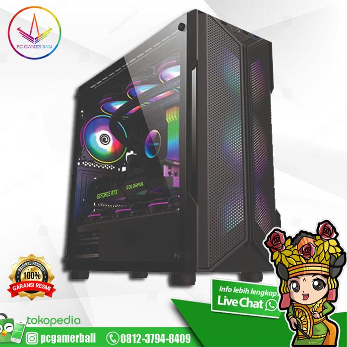 Jual Casing PC Raptor X-Man Black Include 3 Fan RGB - M-ATX - Kota ...