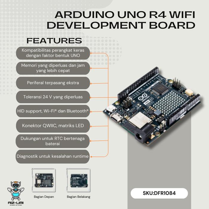 Jual Arduino UNO R4 WIFI ORIGINAL MADE IN ITALY - Kab. Sleman - Riz-umi ...