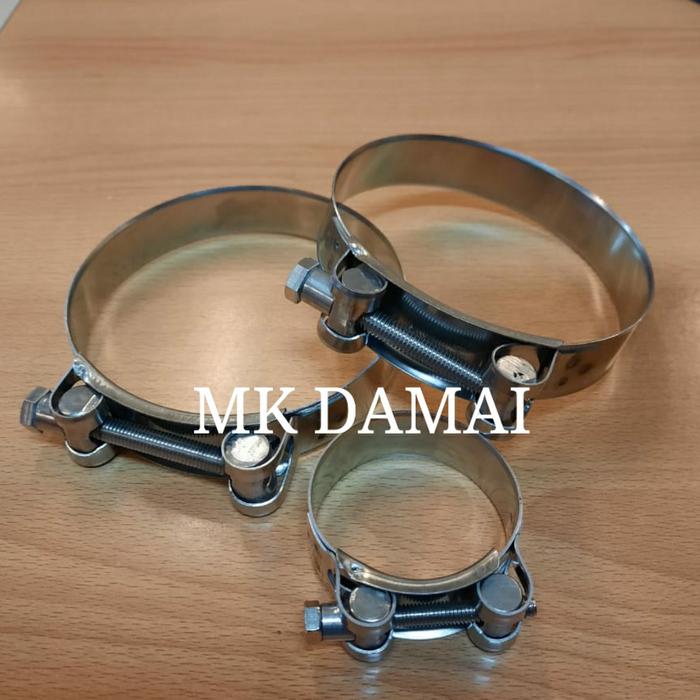 Jual Clamp hose SS304 ukuran 4"inch / Klem selang stainless steel ...