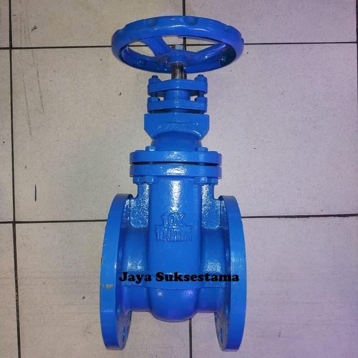 Jual Gate Valve Flange JIS 10K Cast Iron 3" inch - Gate Valve JIS 10K ...