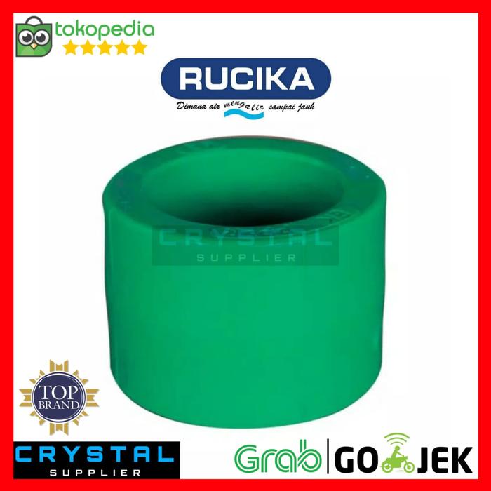 Jual SOK PPR RUCIKA 1" inch GREEN / COUPLER Soket Sock Wavin Tigris 32 ...