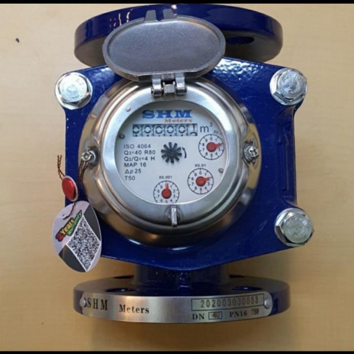Jual Meteran Air Bersih SHM Flange 2"inch / Water Meter SHM DN50 ...