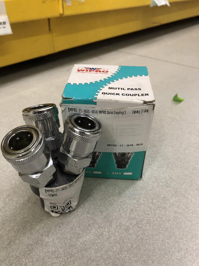 Jual WIPRO Quick Coupling 3 Cabang 3 Way 1/4 inch - Kota Samarinda ...