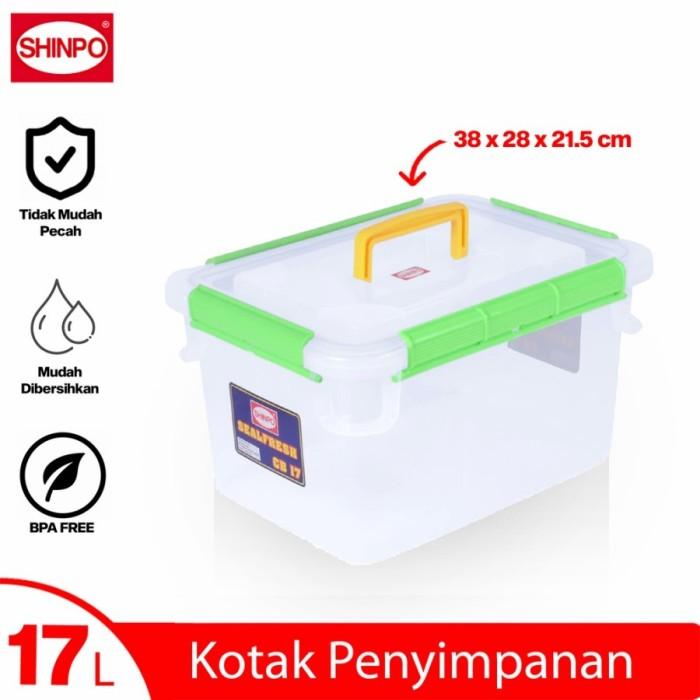 Jual Box Container CB 17 Liter Shinpo Sealfresh Kontainer Rak Susun ...