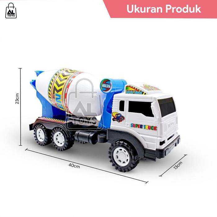 Jual MAINAN TRUCK MOLEN SEMEN / TANGKI JUMBO MAINAN MOBIL KONSTRUKSI ...