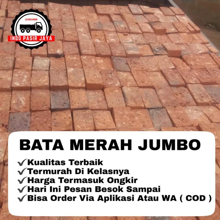 Jual BATU BATA MERAH JUMBO TEBAL 5 CM/ FREE ONGKIR - Cibitung/ Bogor ...