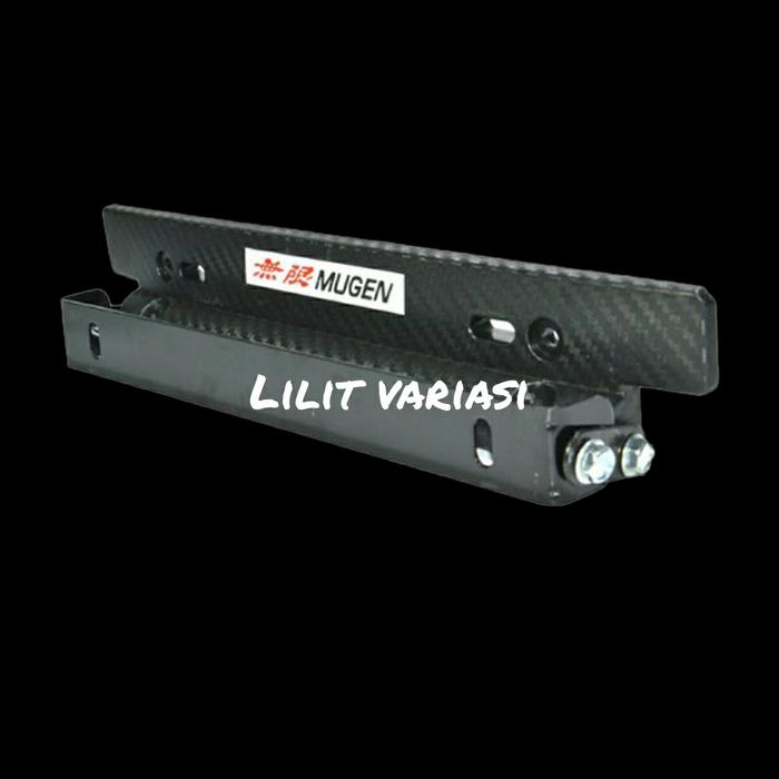 Jual Dudukan Plat Nomor Mobil Model JDM Karbon Logo Mugen-MOMO-SPORCO ...