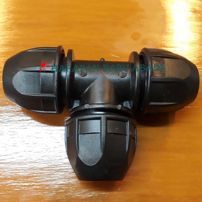 Jual Tee Pipa HDPE Ukuran 4" inch / Equal Tee HDPE 110mm - Jakarta ...