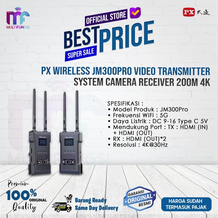 Promo PX Wireless JM300Pro Video Transmitter System Camera Receiver ...