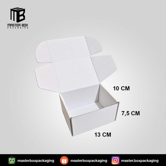 Jual Box / Kardus Packaging ukuran 13 x 10 x 7,5 cm Die Cut Kraft - Kab ...