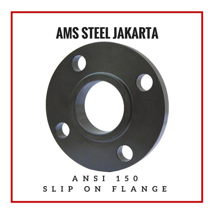 Jual 2 INCH ANSI 150 SLIP ON FLANGE | BESI CARBON STEEL FLANGES S/0 ...