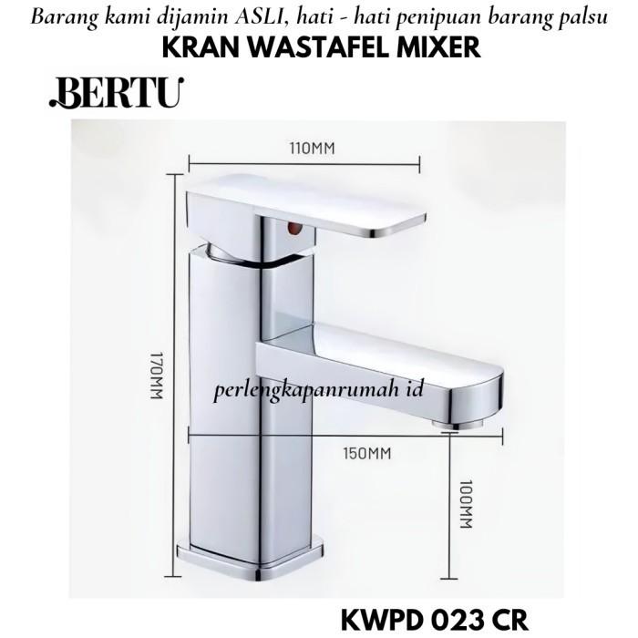 Jual KRAN WASTAFEL CUCI TANGAN PANAS DINGIN MIXER KOTAK MINIMALIS CHROME - 023 CR - Jakarta ...