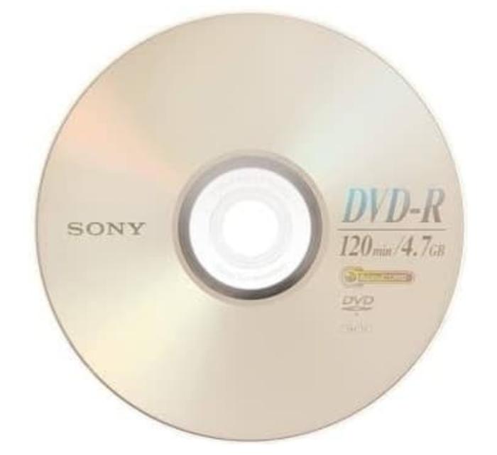 Jual DVD-R Sony 4,7GB/120min 16x Tanpa Casing - Jakarta Barat ...