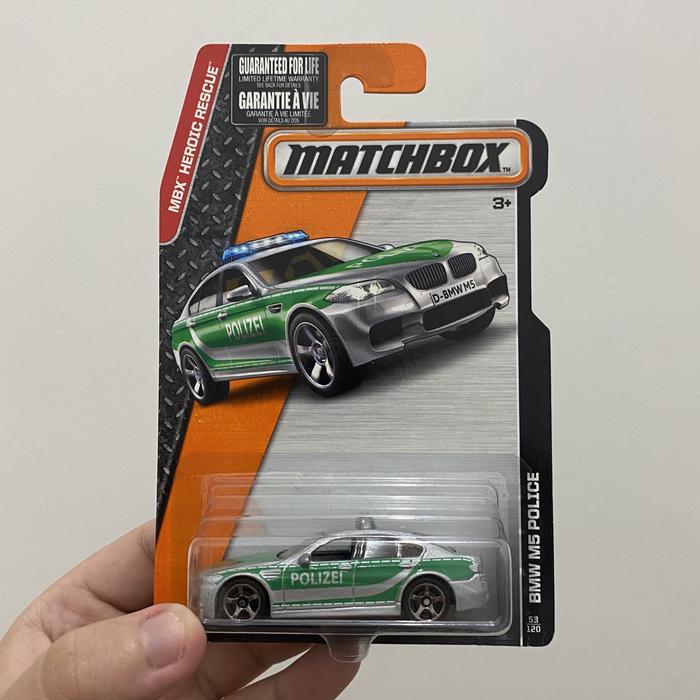 Jual Matchbox BMW M5 Police Edition Polisi NO Hotwheels HW Tomica ...