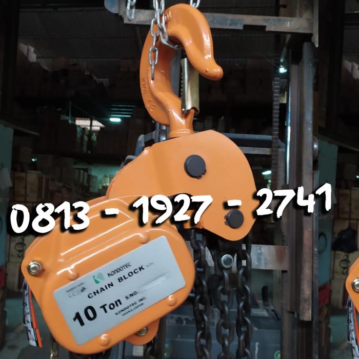 Jual Chain Block KONDOTEC 10 Ton x 15 Meter Takel Manual - Jakarta ...