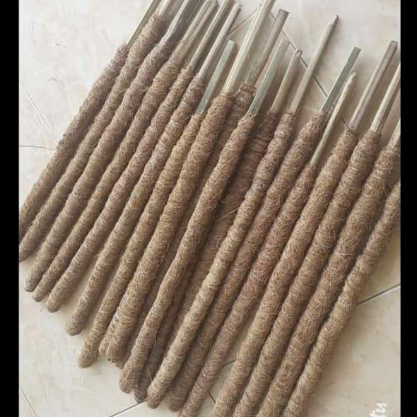 Jual Jual Turus Bambu dibalut Cocofiber 120cm-Ajir tiang Tanaman Rambat ...
