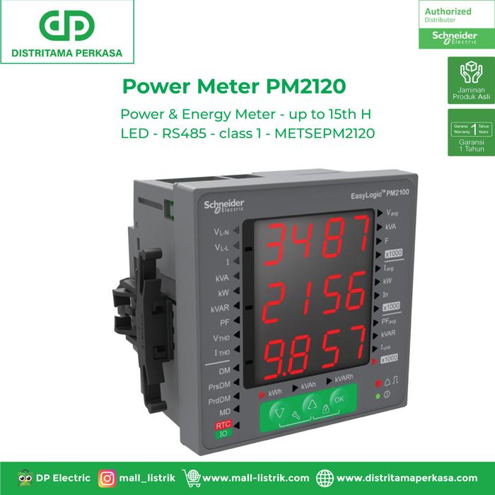 Promo Schneider Power Meter EasyLogic PM2120 - METSEPM2120 Cicil 0% 3x ...