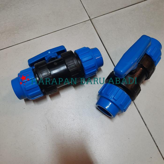 Jual Ball Valve HDPE 63 mm / Stop Kran HDPE 2" inch - Jakarta Barat ...