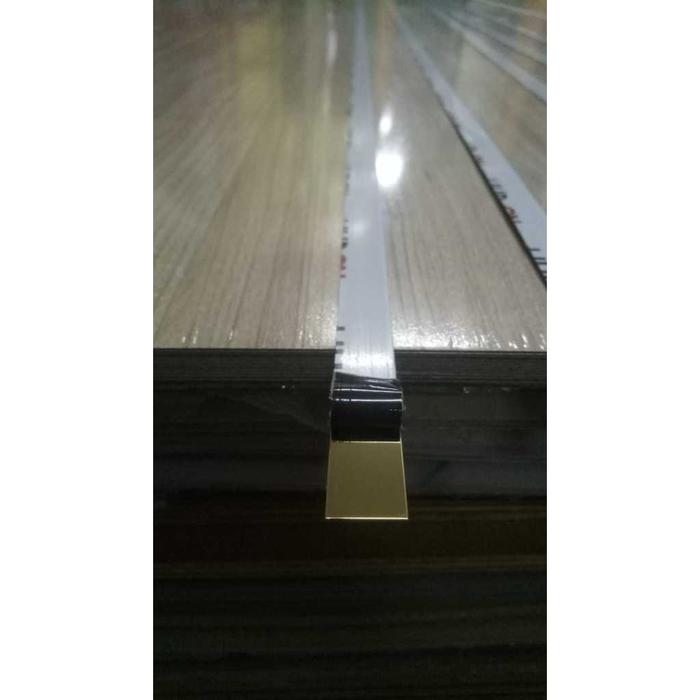 Jual List Plat Strip Stainless Steel 15 mm Gold Chrome Mirror 3 Meter ...