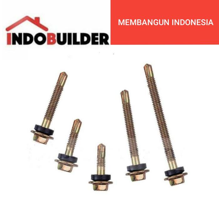 Jual BAUT ROOFING 3 CM ISI 10 PCS SELF DRILL SCREW - Kab. Tangerang ...